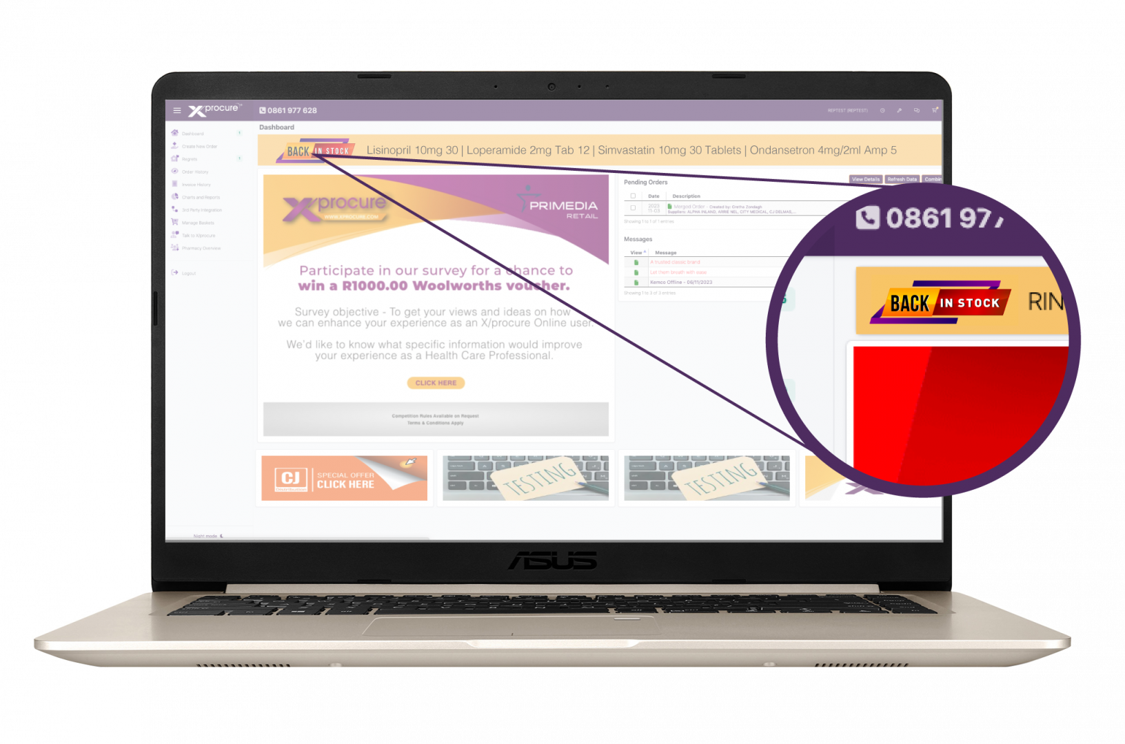 X/procure Back-In-Stock - X/procure